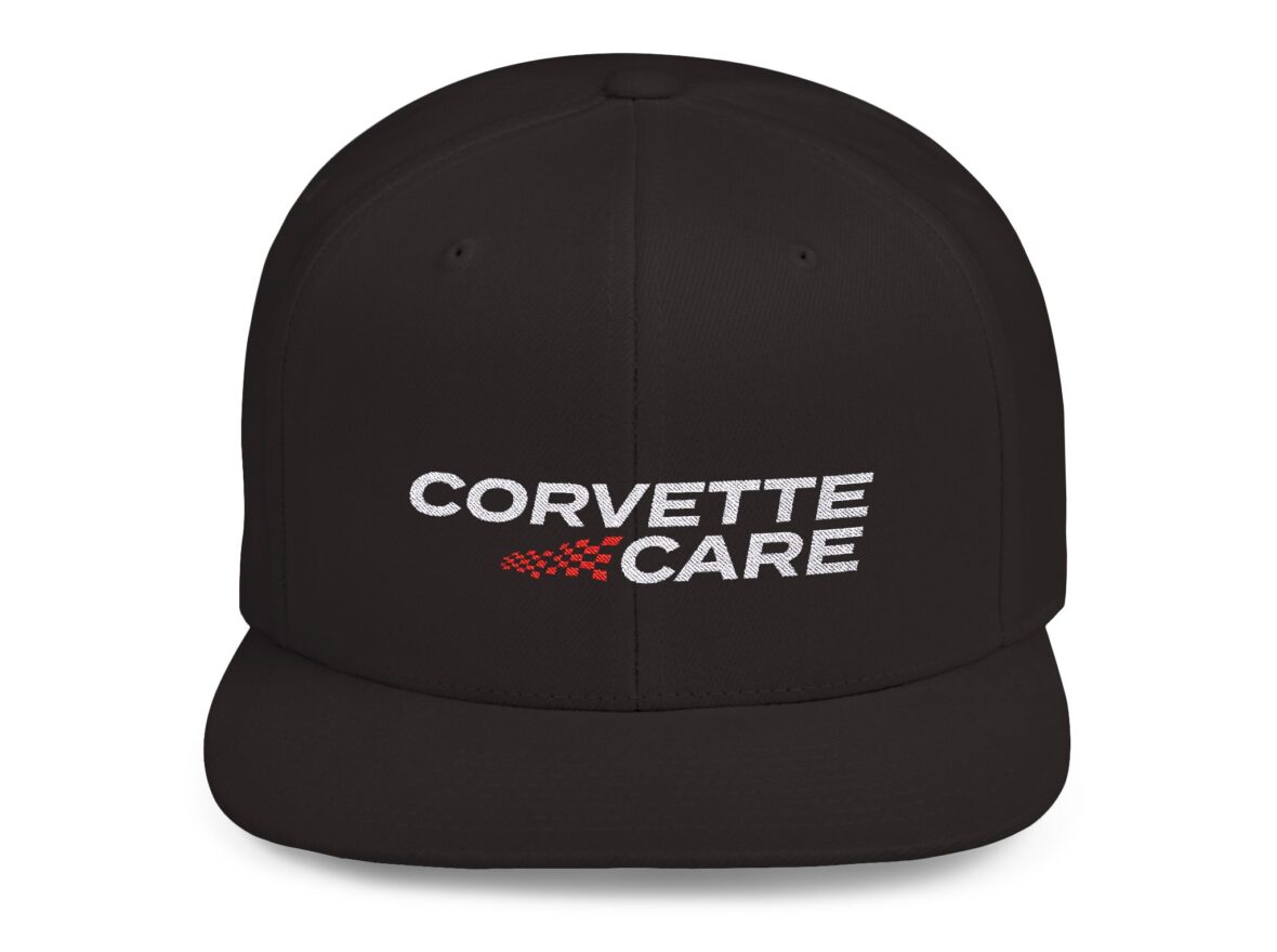 Corvette Care Flat Bill Snap Back Hat – Corvette Care